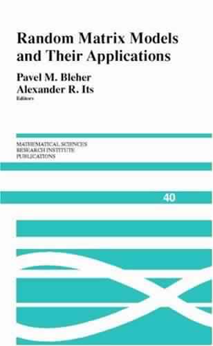 Random Matrix Models and Their Applications | Download free books legally